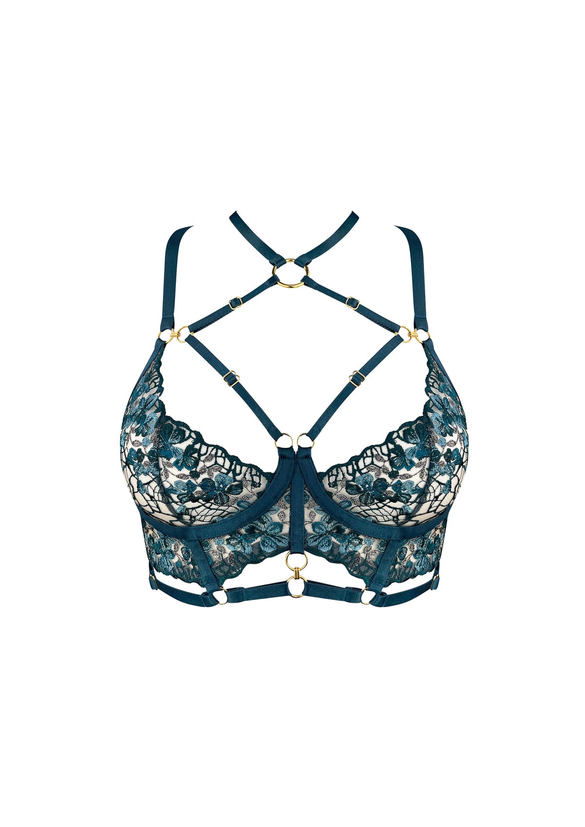 Bordelle Luxury Underwear Amela Collar Bodice Bra