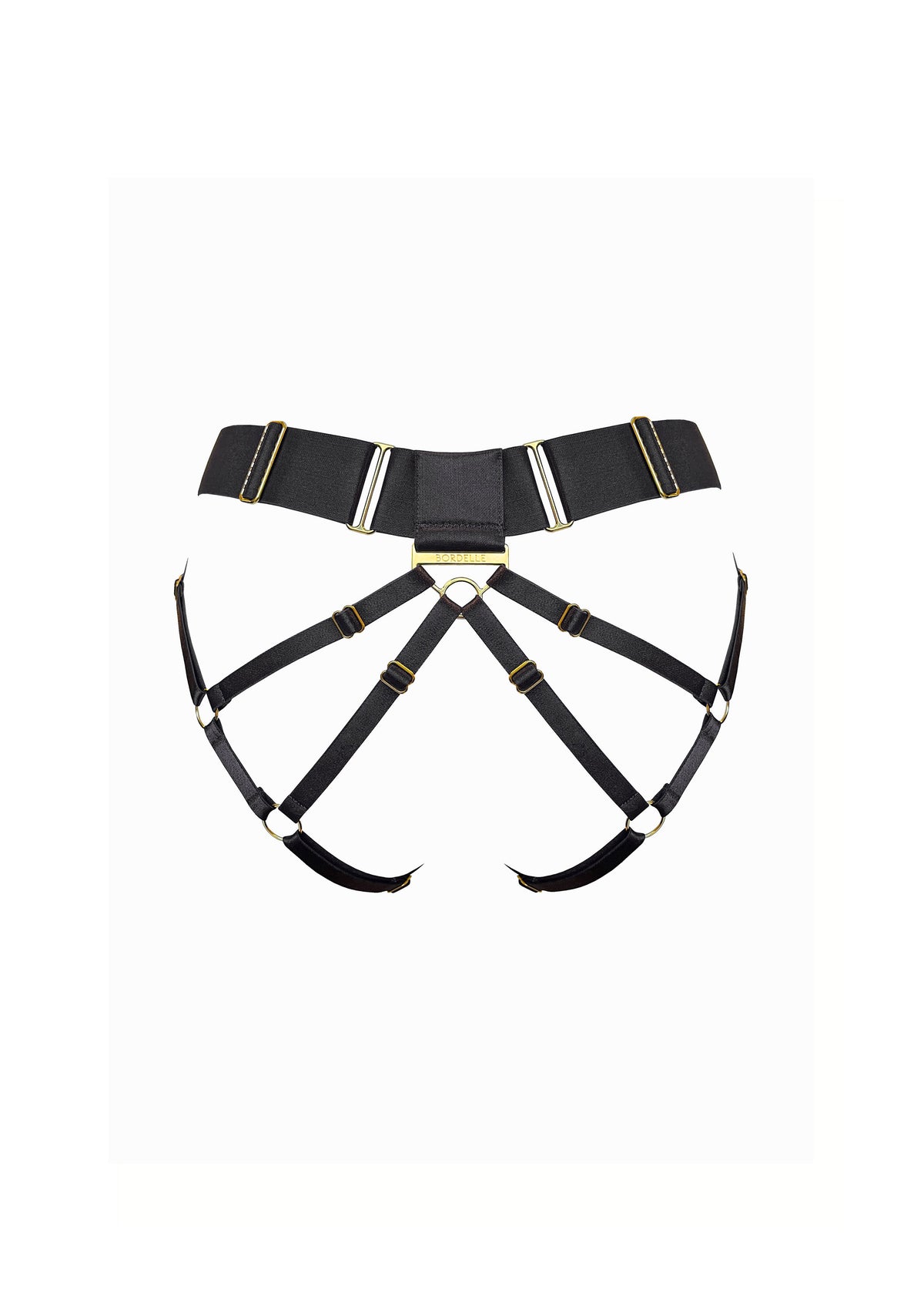 Cubism Lace Open Back Brief Ouvert Black – Bordelle