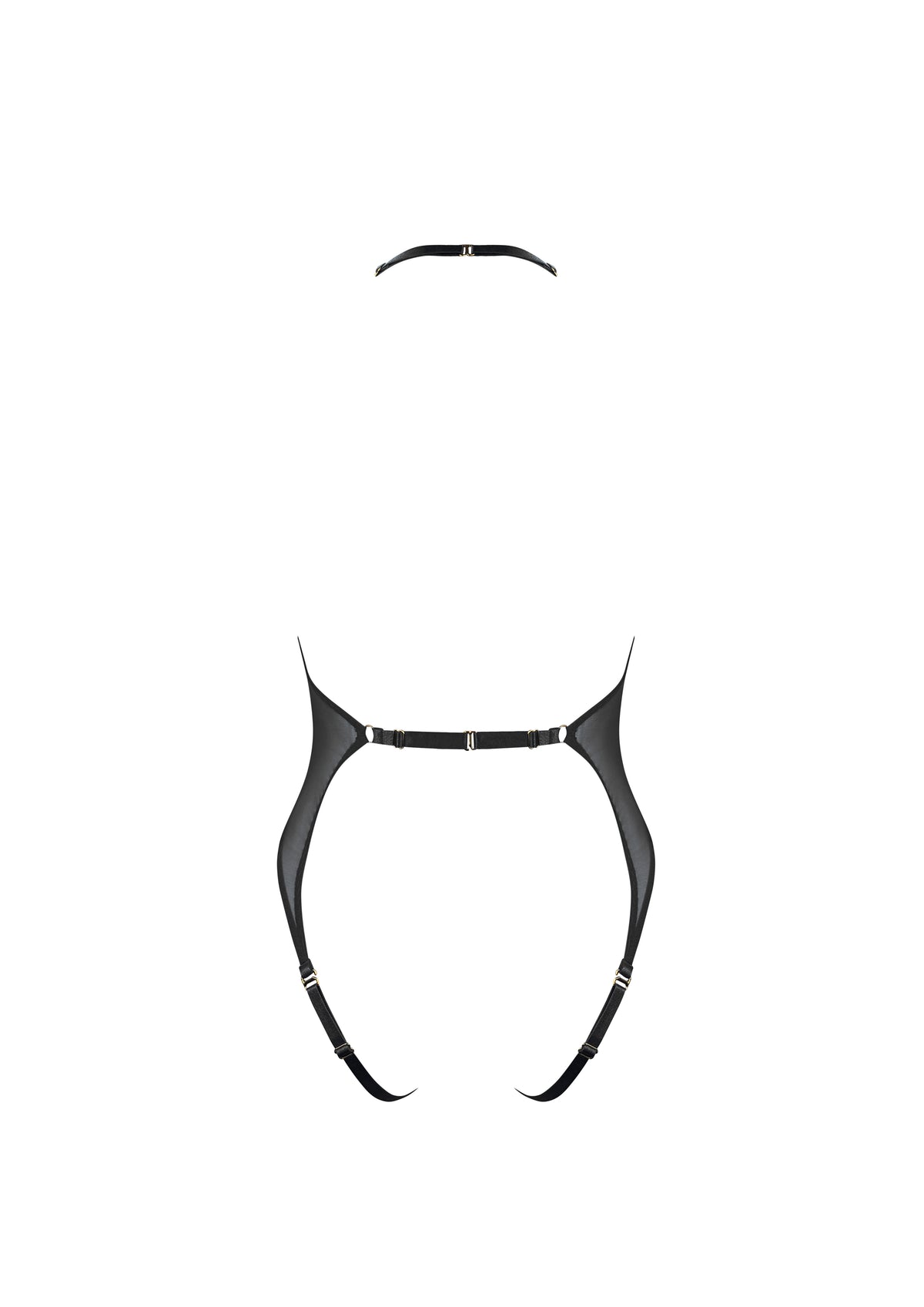 Melusina Black Mesh Cupless Bodysuit – Bordelle