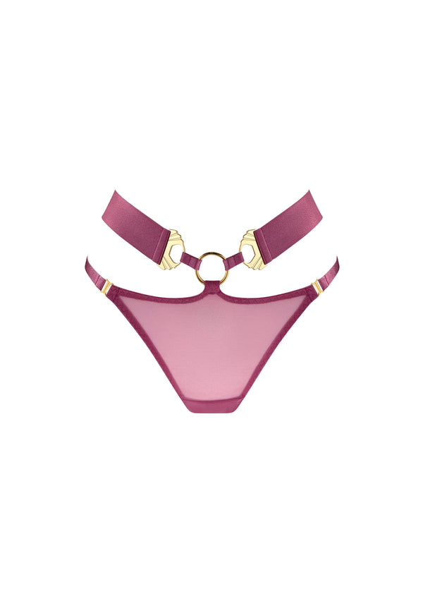 Melusina Raspberry Pink Open Back Brief – Bordelle