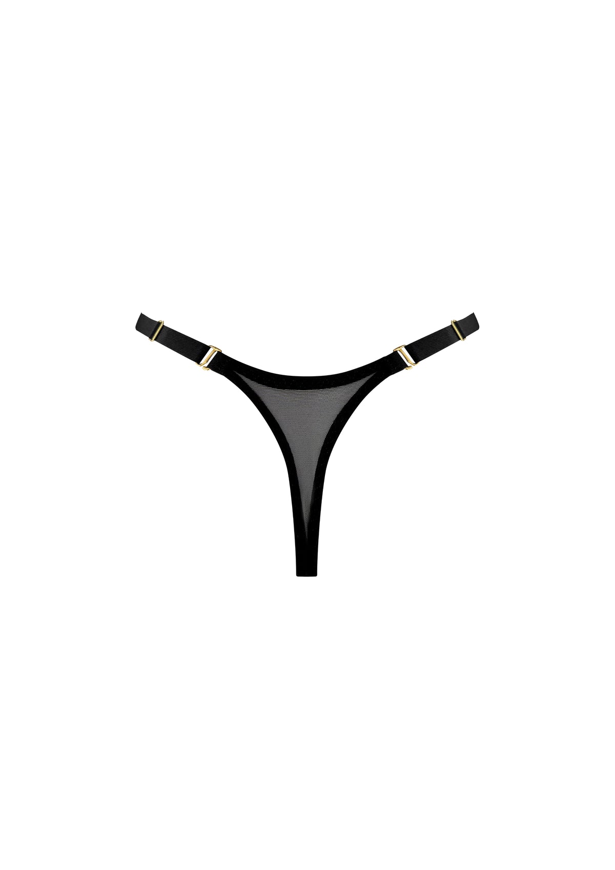 Siren Strap Thong Black | Wide Band Thong – Bordelle